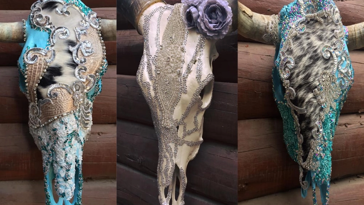 Bring On The Bling: Decorative Cow Skulls - COWGIRL Magazine
