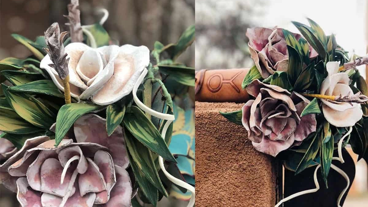 Leather Bouquet For Your Big Day