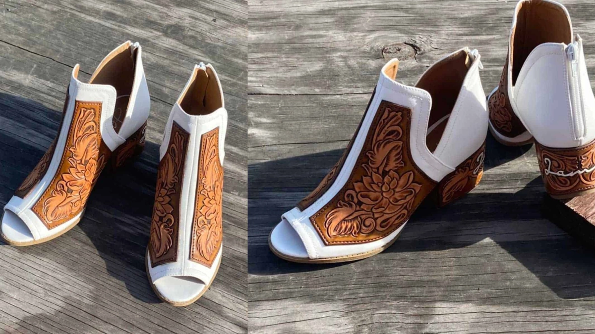 Tooled Wedding Booties For Your "I Do's!"
