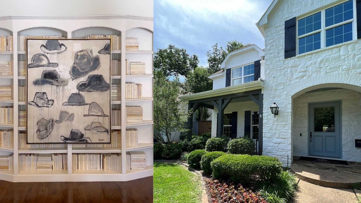 Kait Davis' Custom Designed Bookshelf Is To Die For
