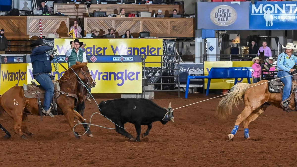 Kelton And DeSalvo Take Home The Charlie 1 Horse All-Girl Team Roping ...