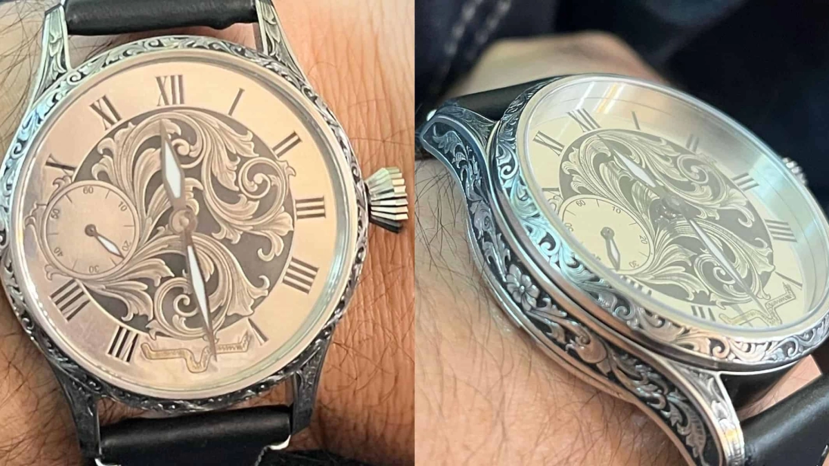 Custom Engraved Watch From Jens Berg Bits & Spurs