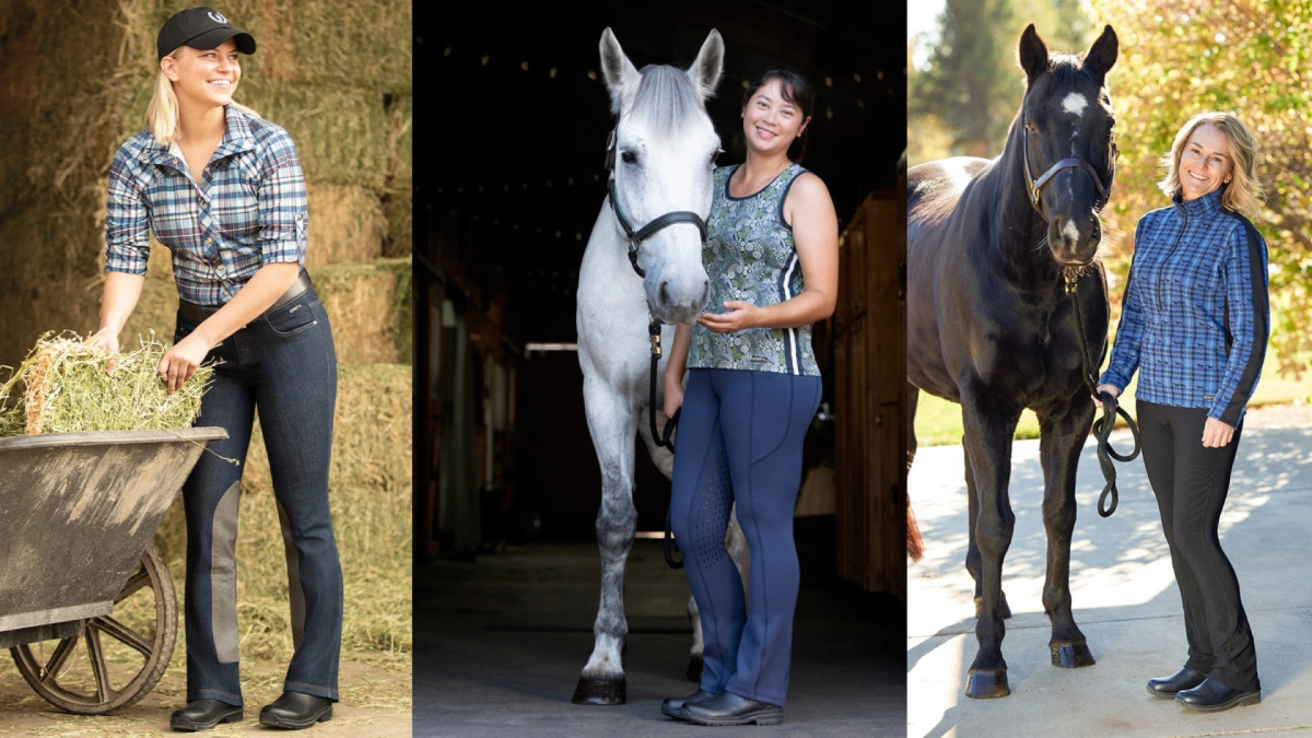 Stretchy Bootcut Riding Pants For Cowgirls