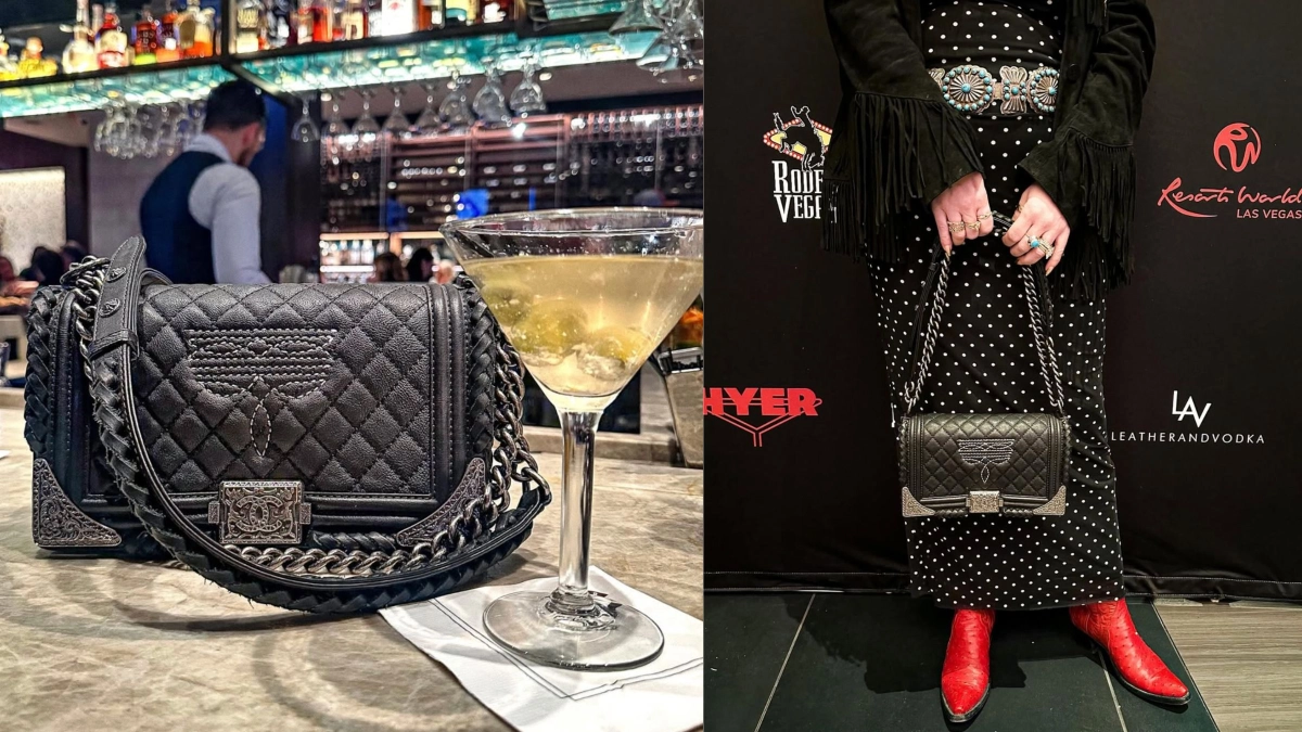A Cowboy Twist On Chanel: Leatherandvodka’s Custom Masterpiece