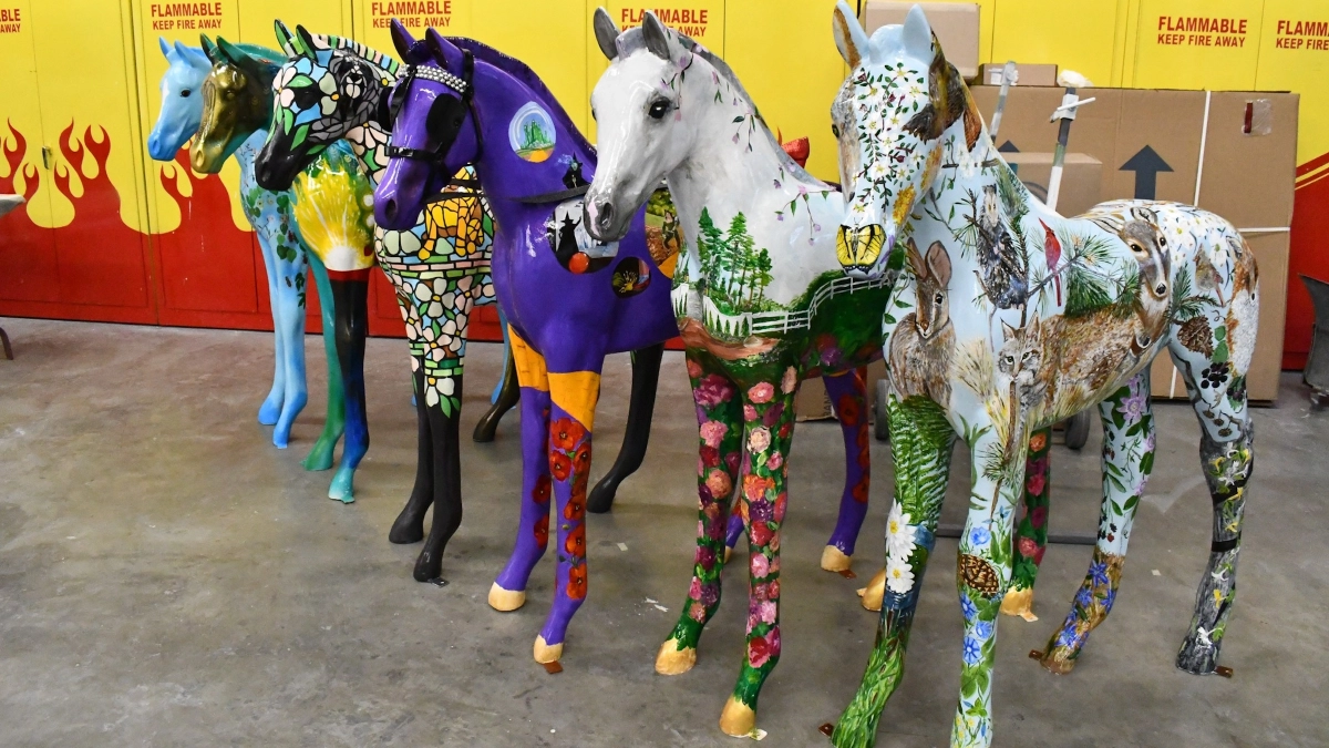 The Annual Painted Ponies Art Walk & Auction