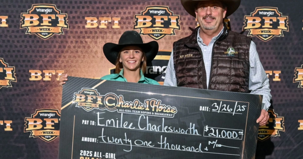 Inside The 2025 Wrangler BFI Week Charlie 1 Horse All-Girl Team Roping ...