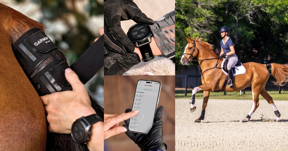 Garmin Expands Into Equine Sports With Blaze Tail Wrap