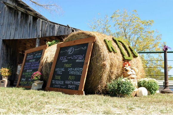 Rustic Weddings with Hay Bales - COWGIRL Magazine