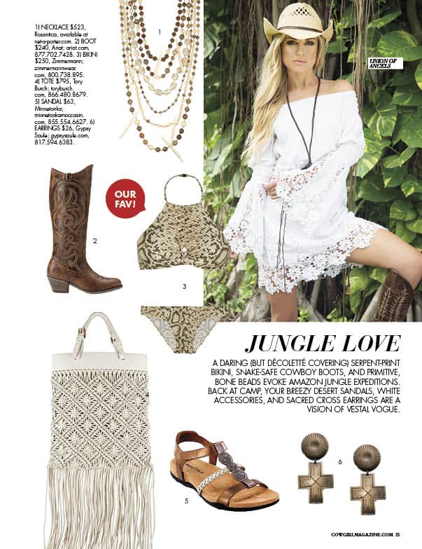 Jungle Love - COWGIRL Magazine