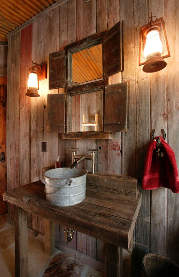 Rustic Bathroom Sinks - COWGIRL Magazine