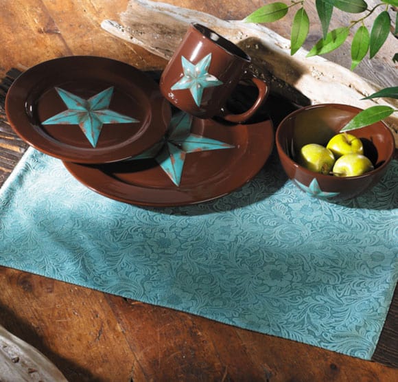 Turquoise Dinnerware for the Kitchen - COWGIRL Magazine