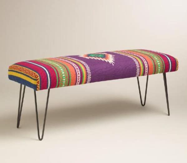 Vibrant Western Benches for the Home - COWGIRL Magazine