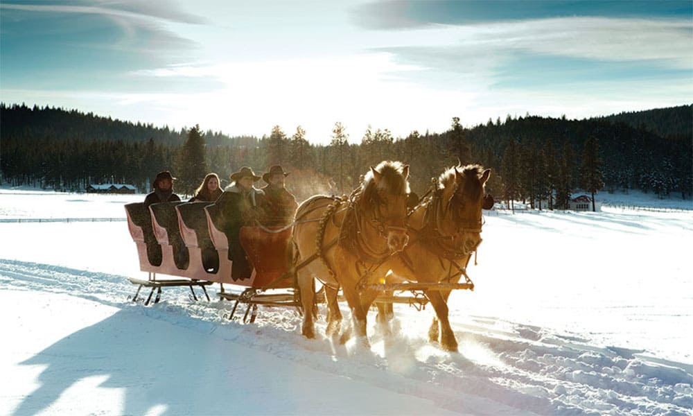 On A One Horse Open Sleigh Ride - COWGIRL Magazine
