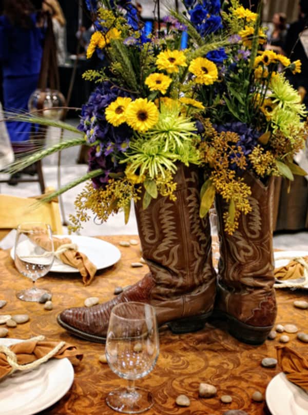 Fresh Centerpieces for a Western Wedding - COWGIRL Magazine