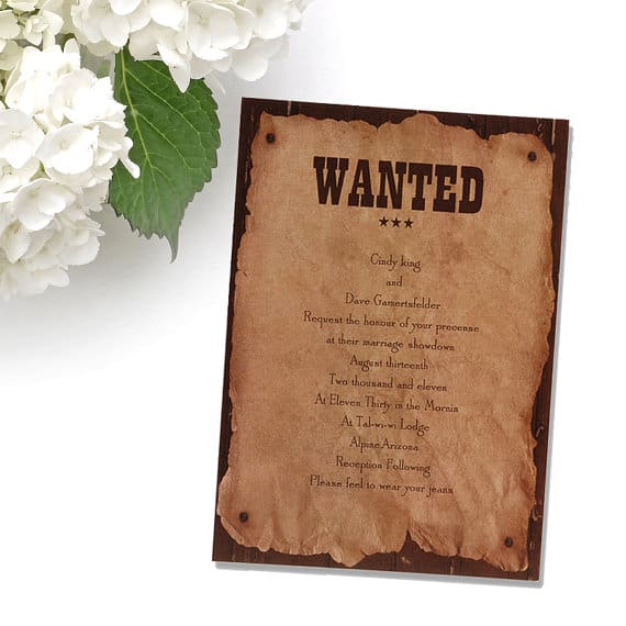 You're Invited: Western Wedding Invitations - COWGIRL Magazine