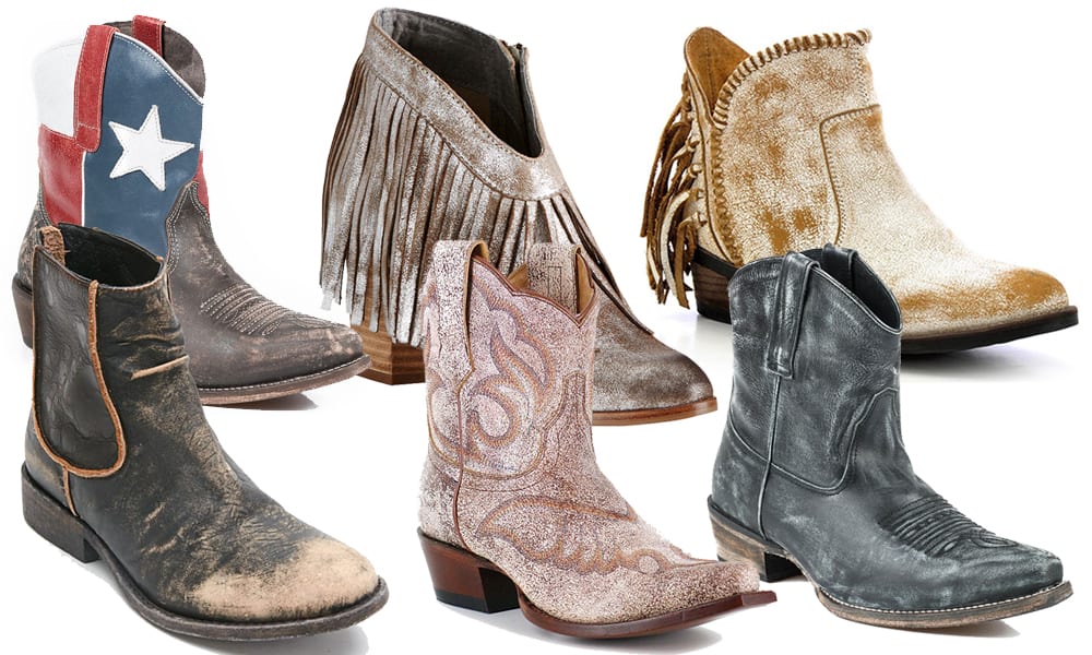 6 Pairs of Distressed Ankle Boots Under $200 - COWGIRL Magazine