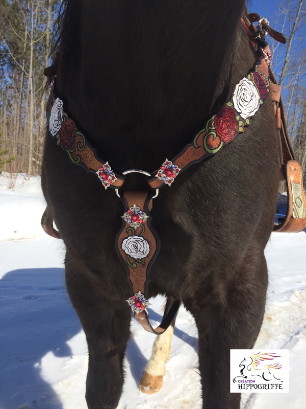 Beautiful Rose Breast Collars For The Summer - COWGIRL Magazine