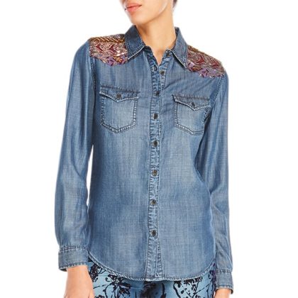 Denim for Days! These Classic and Eclectic Denim Tops Are Wardrobe ...