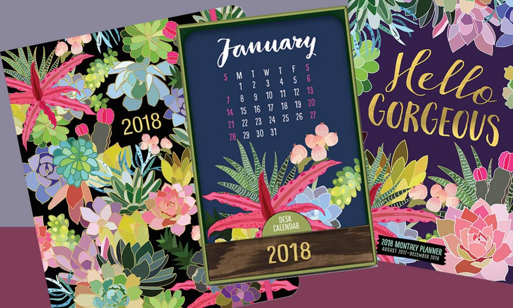 Succulent Planners To Help You Stay Organized All Year 'Round!