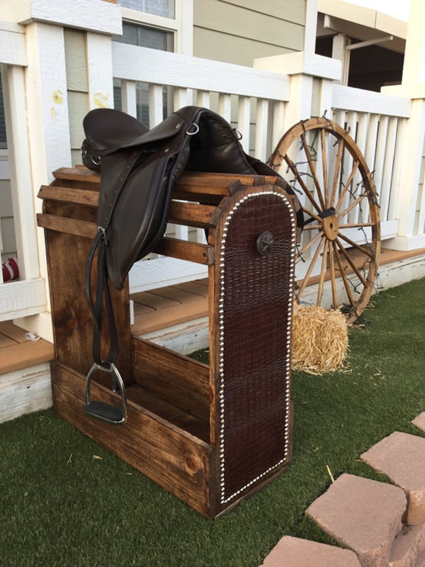 Show Off Your Saddle With A Custom Saddle Stand - COWGIRL Magazine