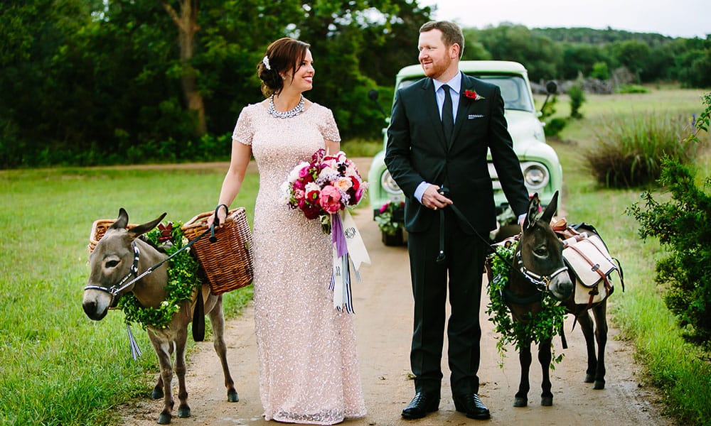 Adorable Wedding Burros Will Steal Your Heart - COWGIRL Magazine