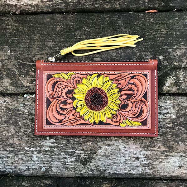 Tooled Leather Wallets By 76 & Riveted Leather Company - COWGIRL Magazine