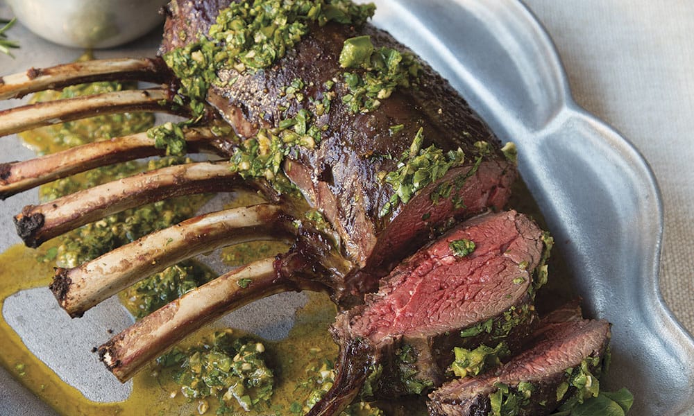 COWGIRL Recipes: Rack Of Venison With Chimichurri - COWGIRL Magazine