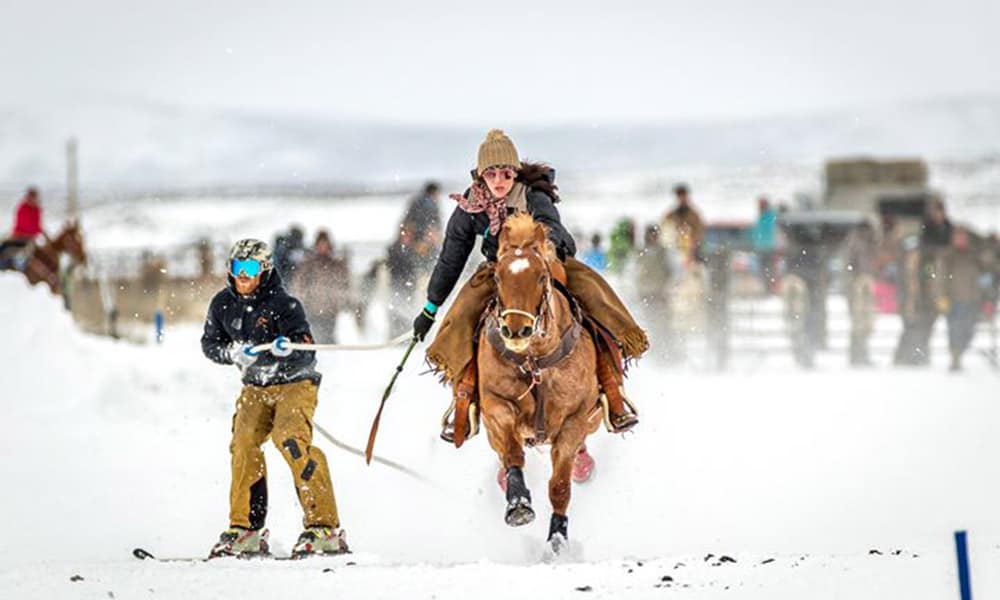 Skijoring: Winter's Wildest Sport - COWGIRL Magazine