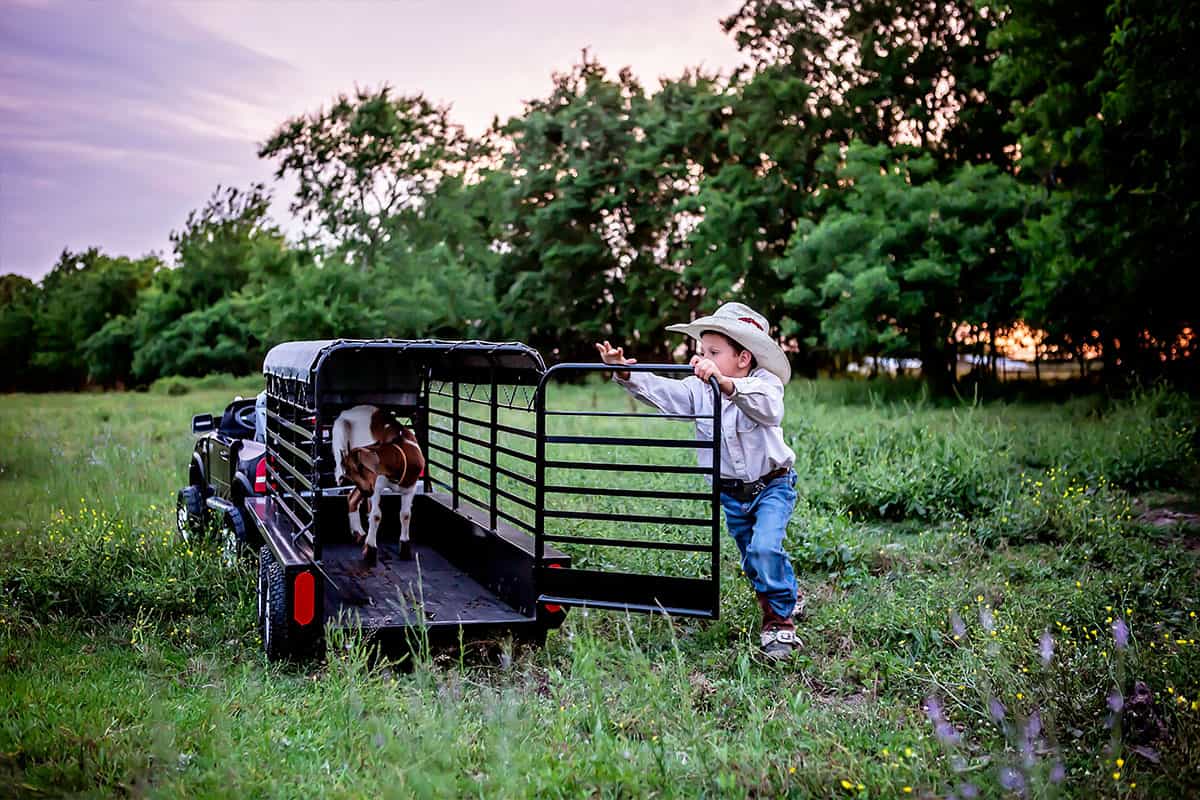 Kristi Bracewell Photography Shot Lil' Cowboys And Their Ranchin' Rigs