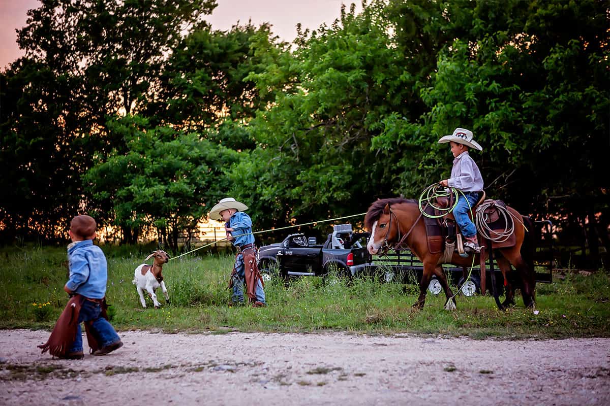 Kristi Bracewell Photography Shot Lil' Cowboys And Their Ranchin' Rigs