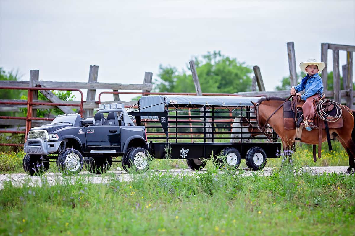 Kristi Bracewell Photography Shot Lil' Cowboys And Their Ranchin' Rigs