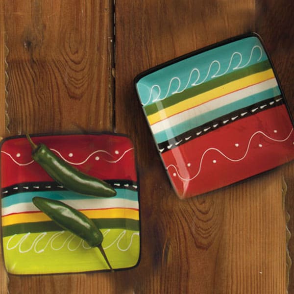 Throw A Fiesta With The Santa Fe Stripe Dinnerware Collection