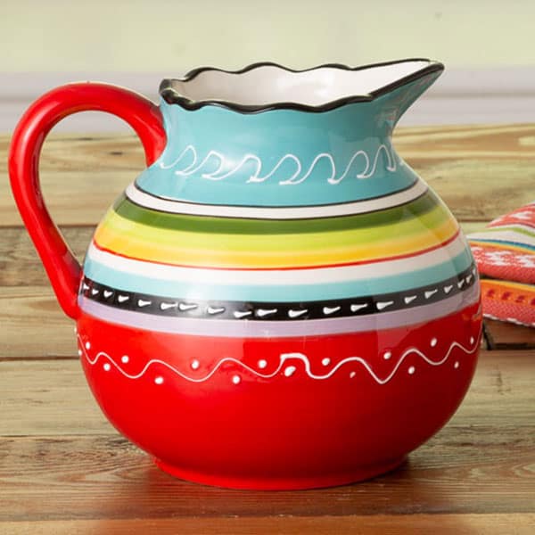 Throw A Fiesta With The Santa Fe Stripe Dinnerware Collection