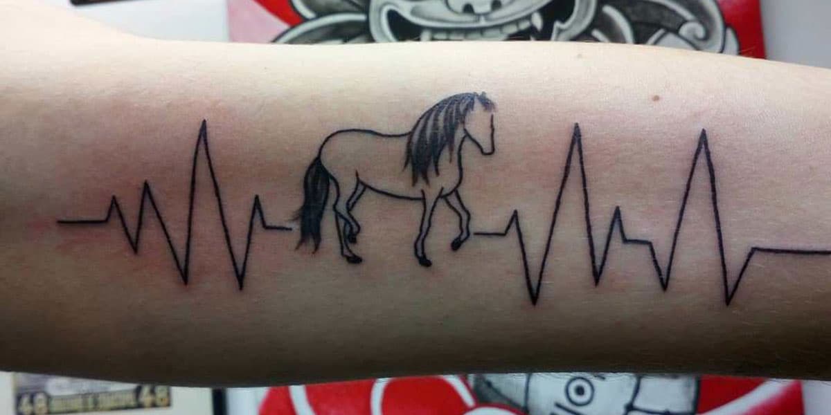 horse related tattoos small