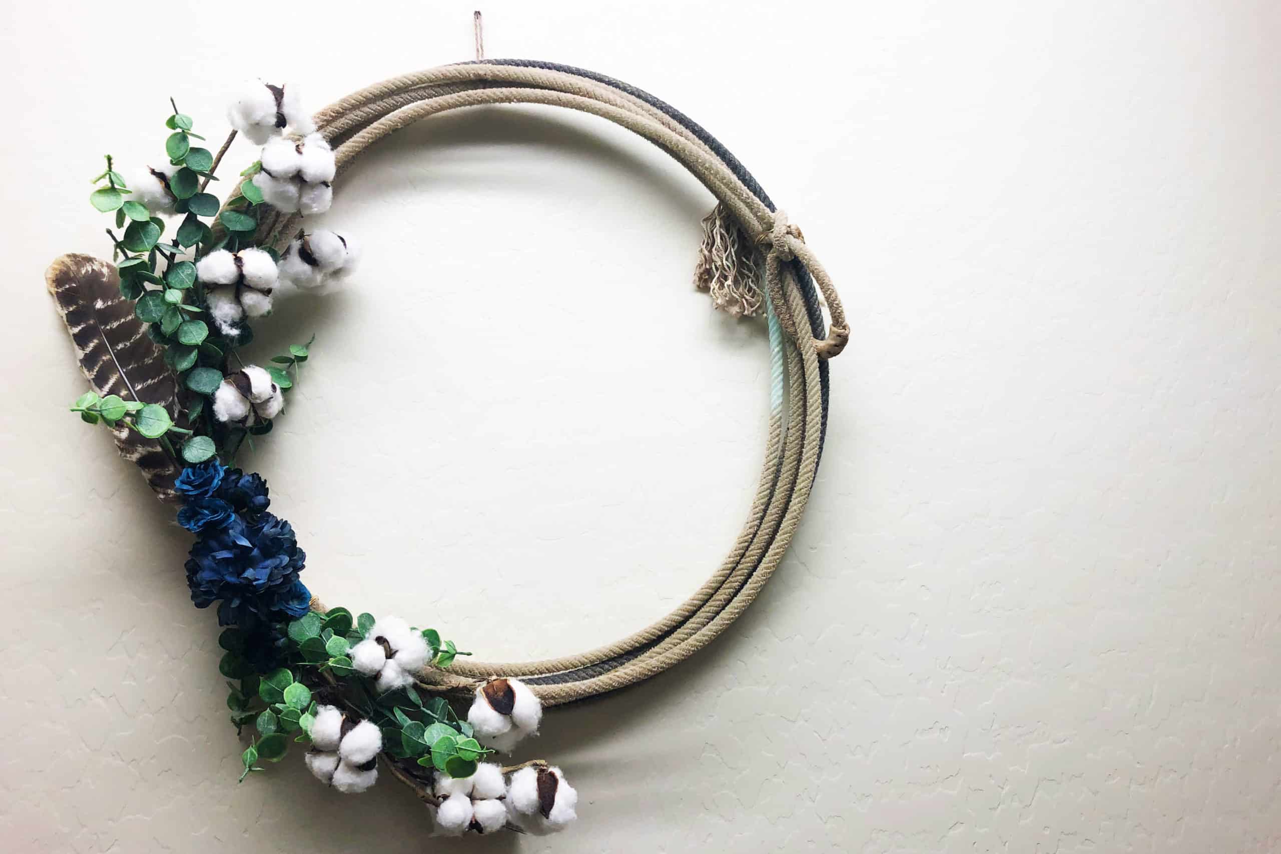 The COWGIRL's DIY: Rope Wreath - COWGIRL Magazine