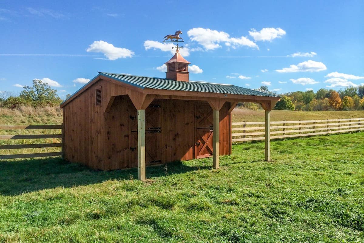 Small Horse Barns With 2 Stalls - COWGIRL Magazine