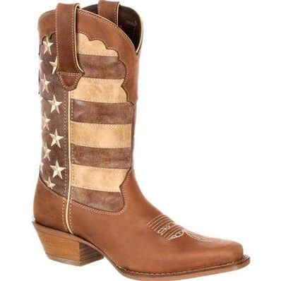 Show Your Patriotism In Durango American Flag Boots - COWGIRL Magazine