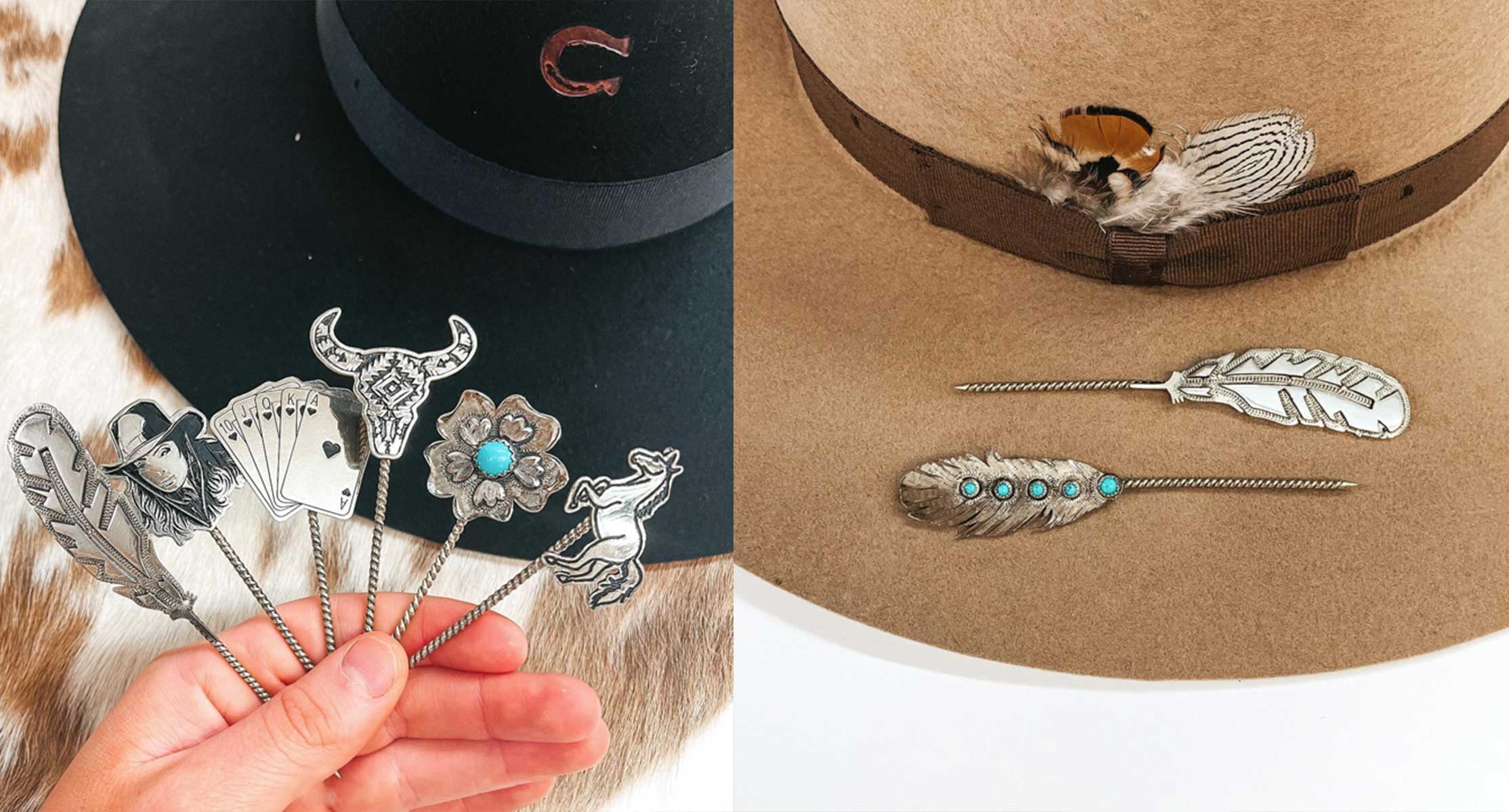 How Cute Are These Hat Pins?!