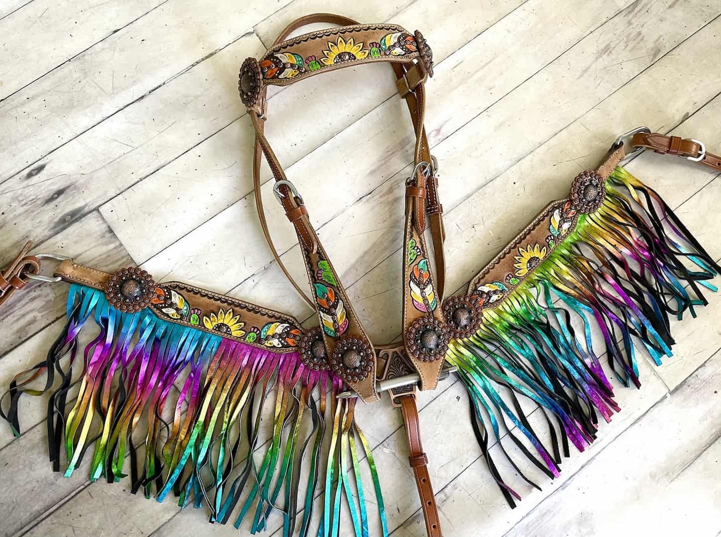 Saddle Up With Bold Neon Tack - COWGIRL Magazine