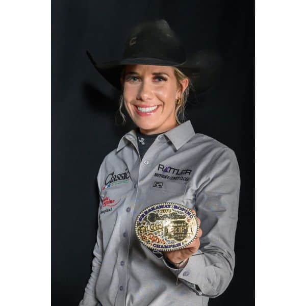 Sarah Angelone Secures the Charlie 1 Horse Breakaway Roping Title - COWGIRL Magazine