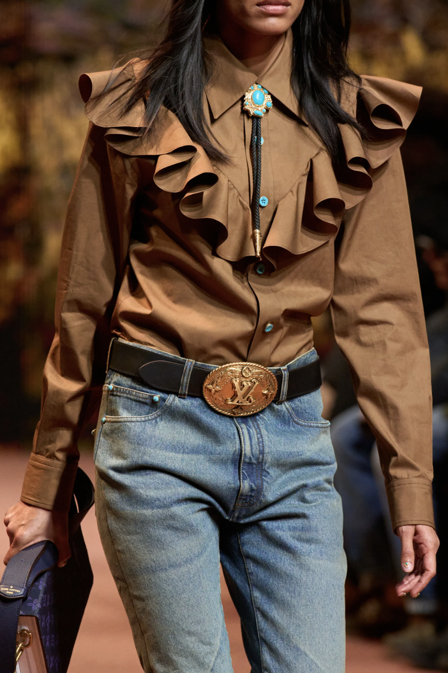 Western Influence: Louis Vuitton Goes West On The Runway - COWGIRL Magazine