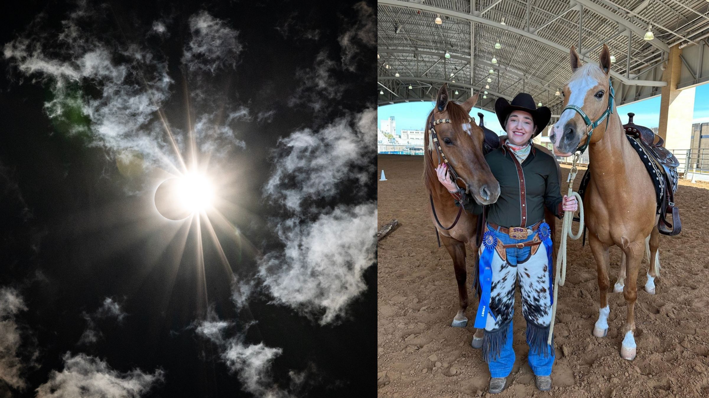 Fort Worth Cowgirl Captures Beautiful Progression Of Eclipse