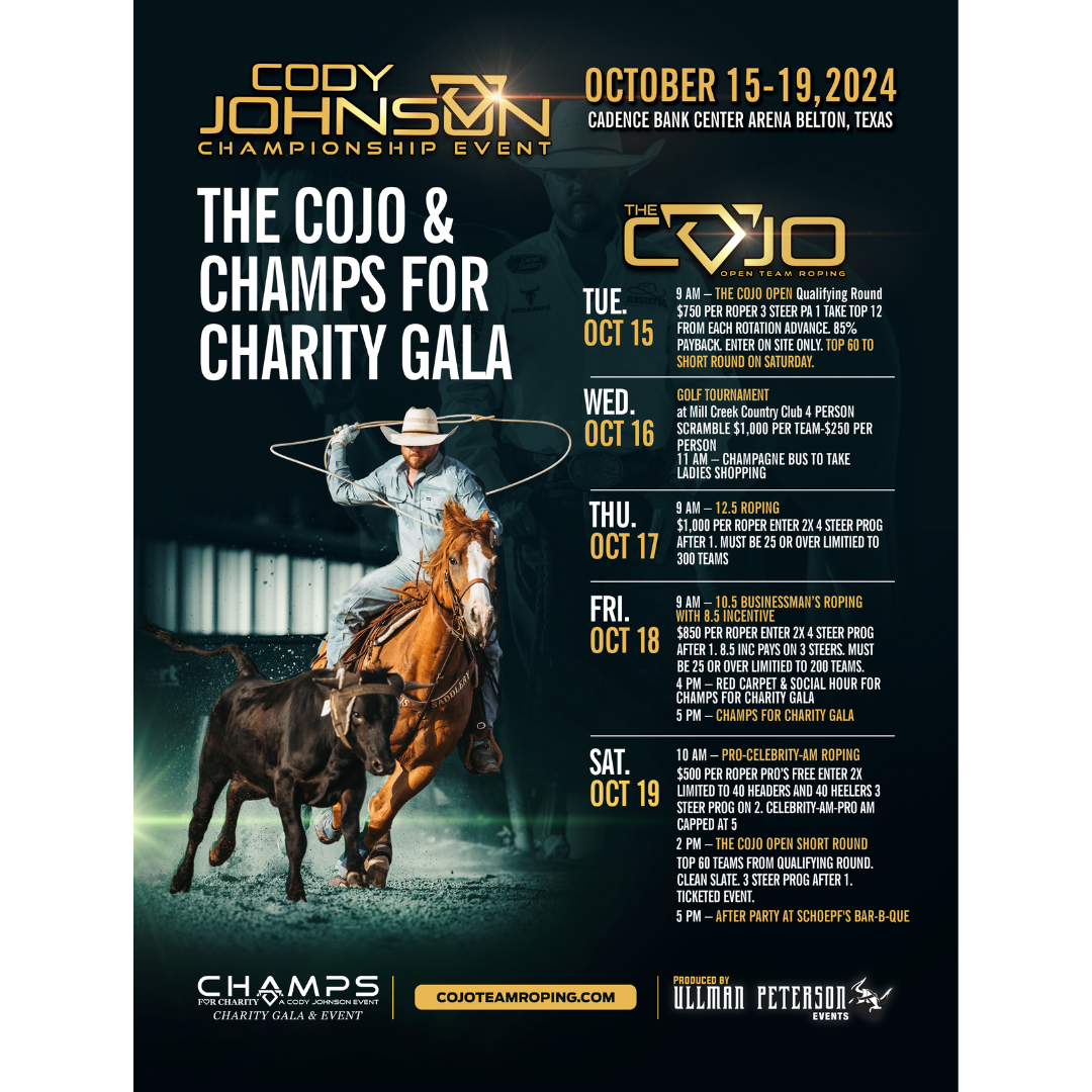 Cody Johnson To Host Championship Team Roping Event