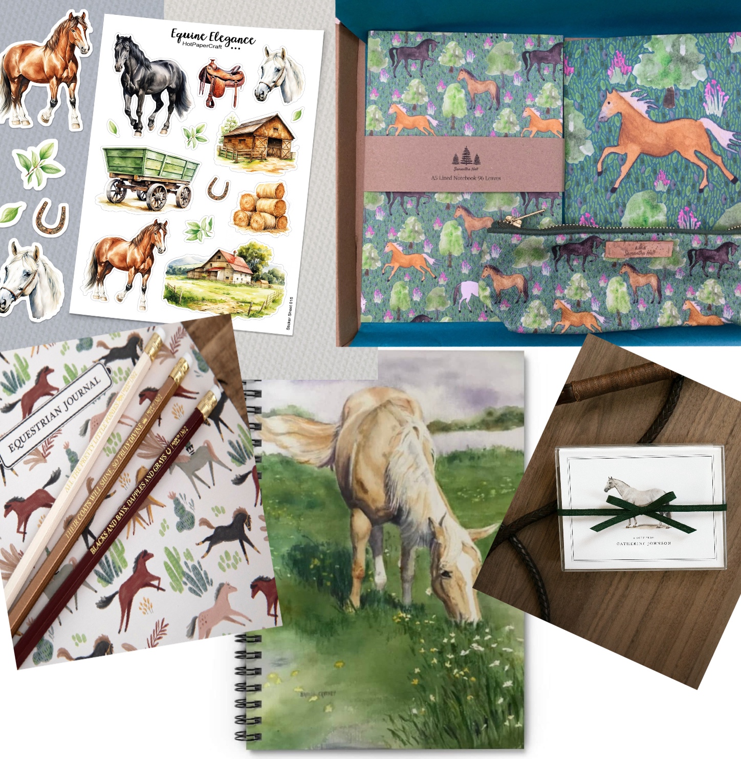 Spruce Up Your Office With Adorable Horse Stationery