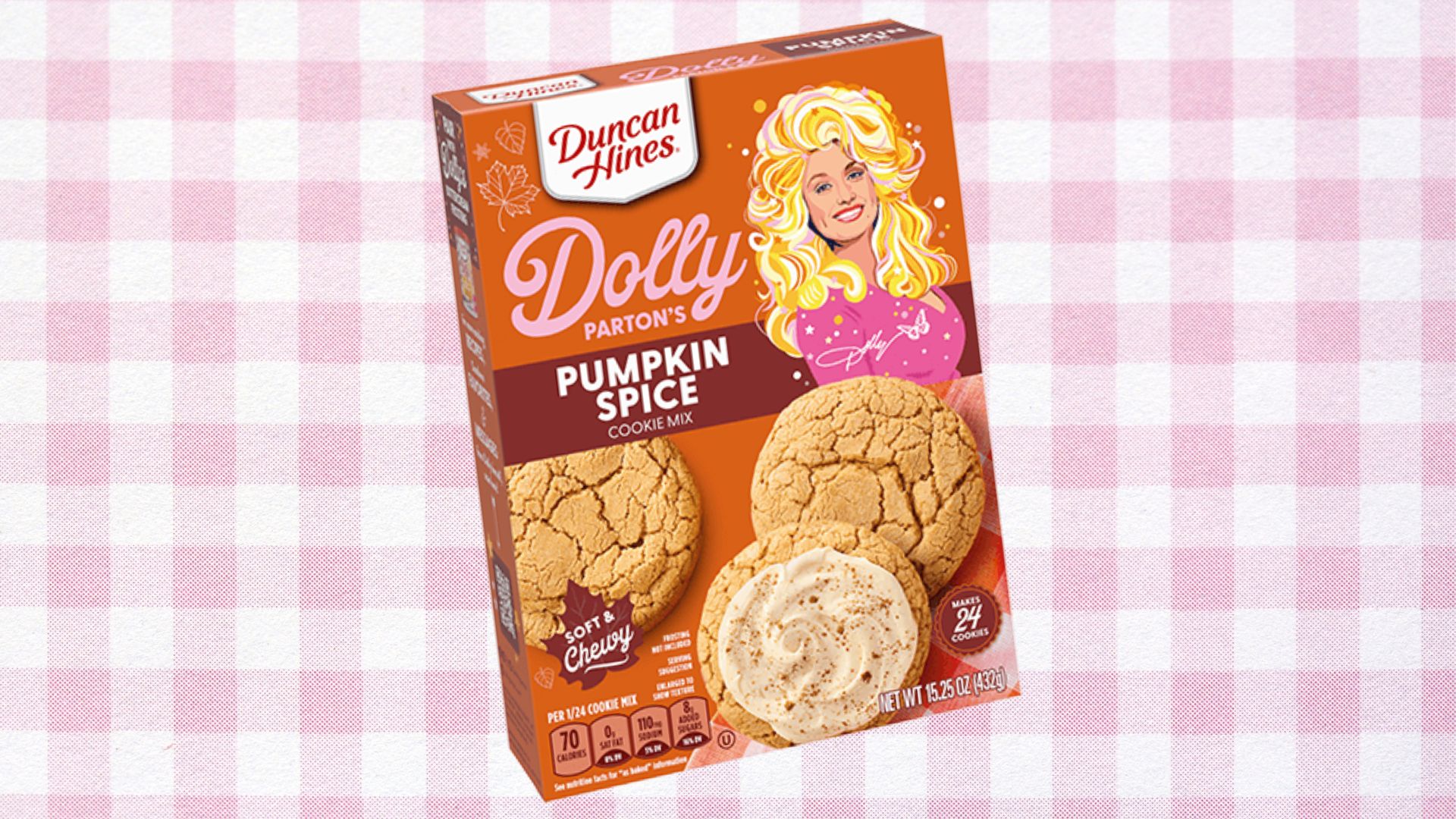 Get Ready For Fall With Dolly Parton’s Pumpkin Spice Cookie Mix