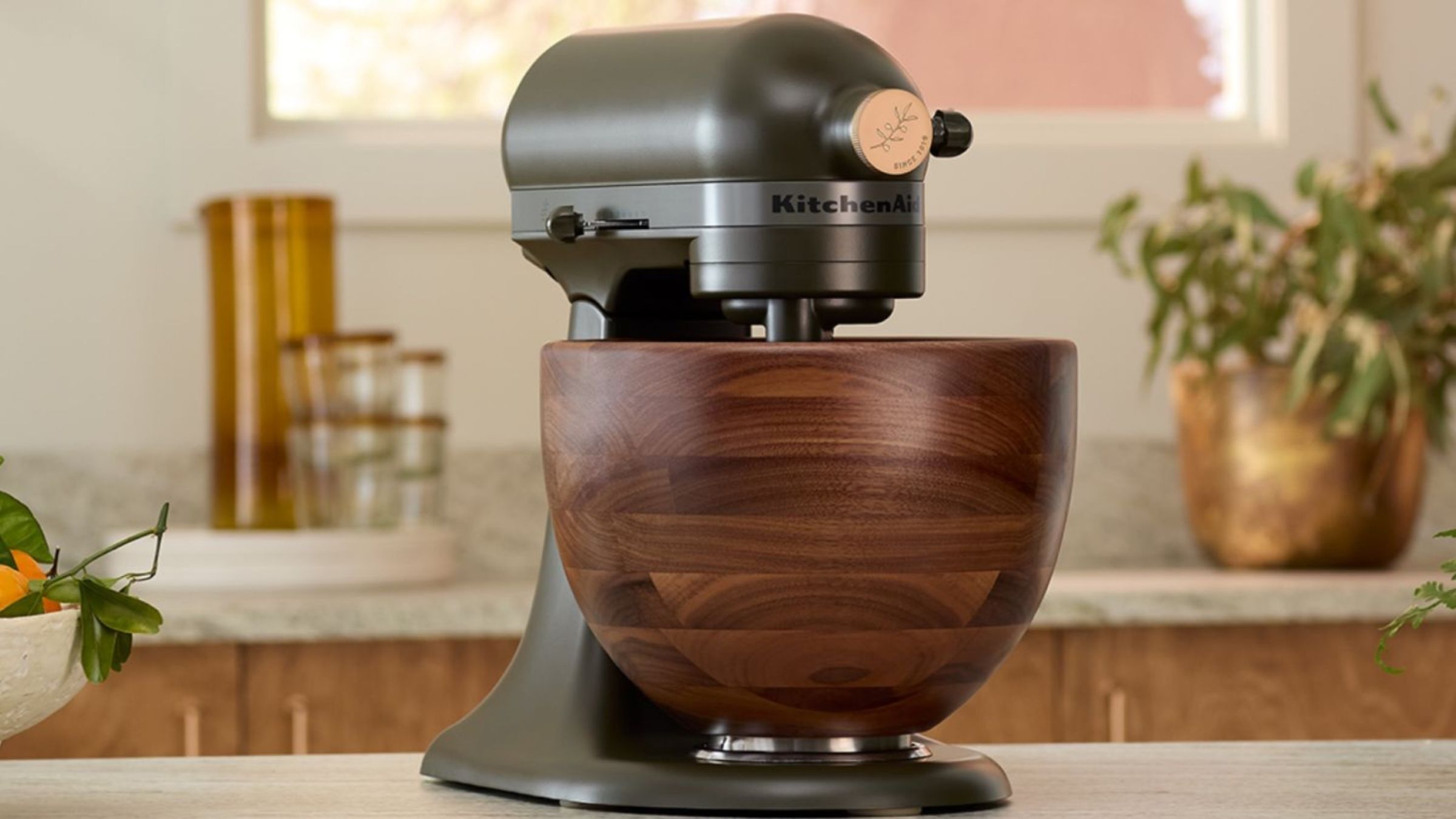 KitchenAid Evergreen Should Be Forever In Your Rustic Kitchen