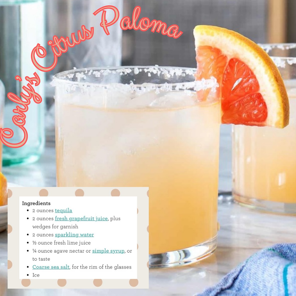 Rodeo Quincy Shares Celebratory Cocktail Recipes!