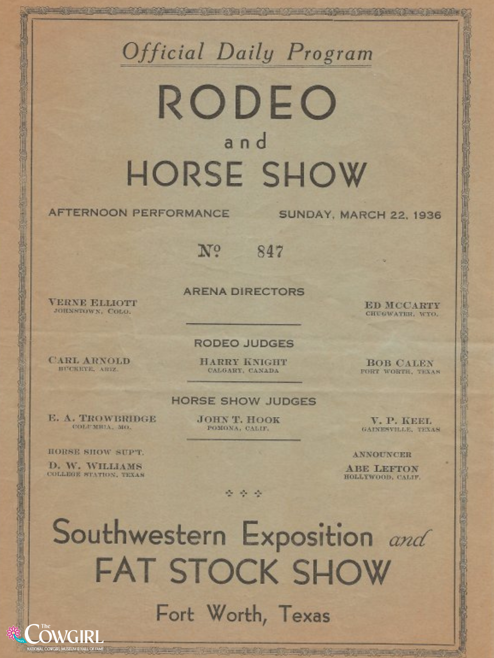 COWGIRL Iconic: Florence Hughes Randolph, The Petite Powerhouse Who ...