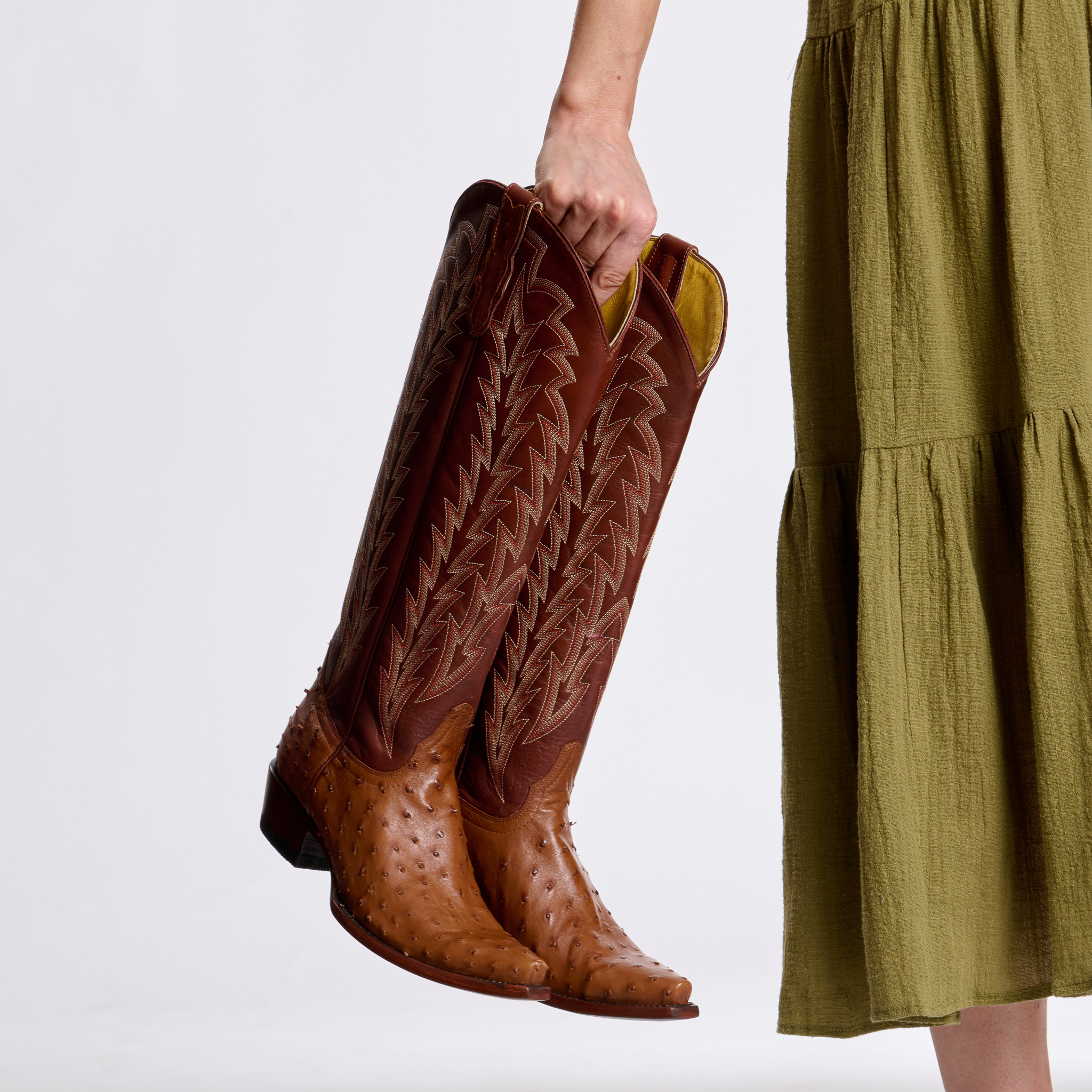 JRC & Sons’ Jacqueline Ostrich Boots Blend Statement Style With ...